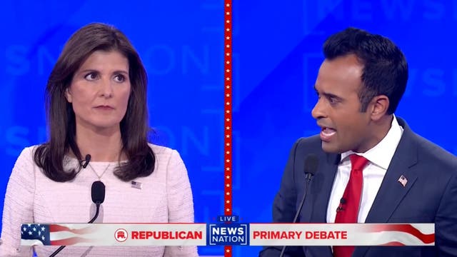 Trump Trolls Nikki Haley With Hillary Clinton Meme Image The Independent
